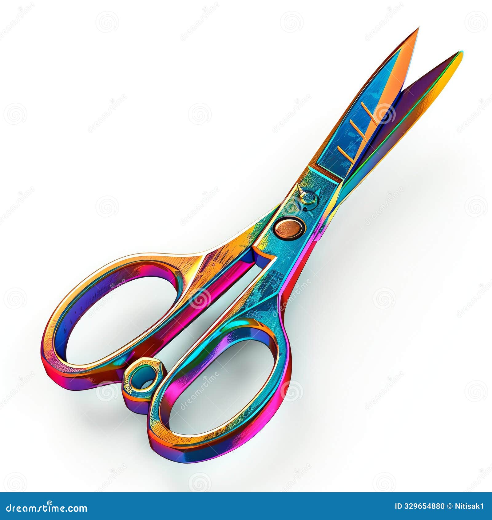 88 Colorful 3D Model Of A Scissors Icon In An Illustrated Style Stock ...