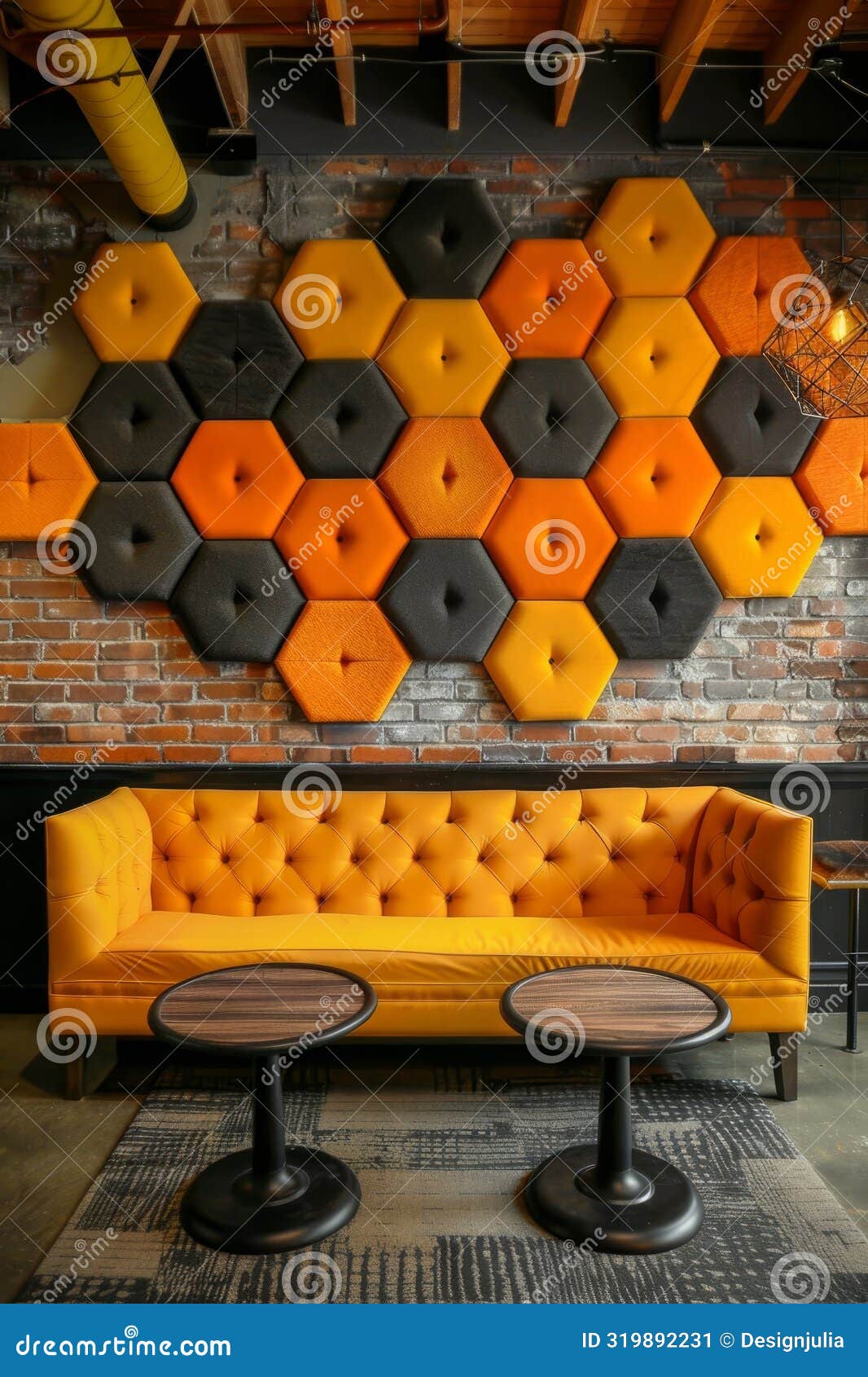 Colorful 3d Parallelogram Wall Panels with Hexagon Geometry Pattern for ...