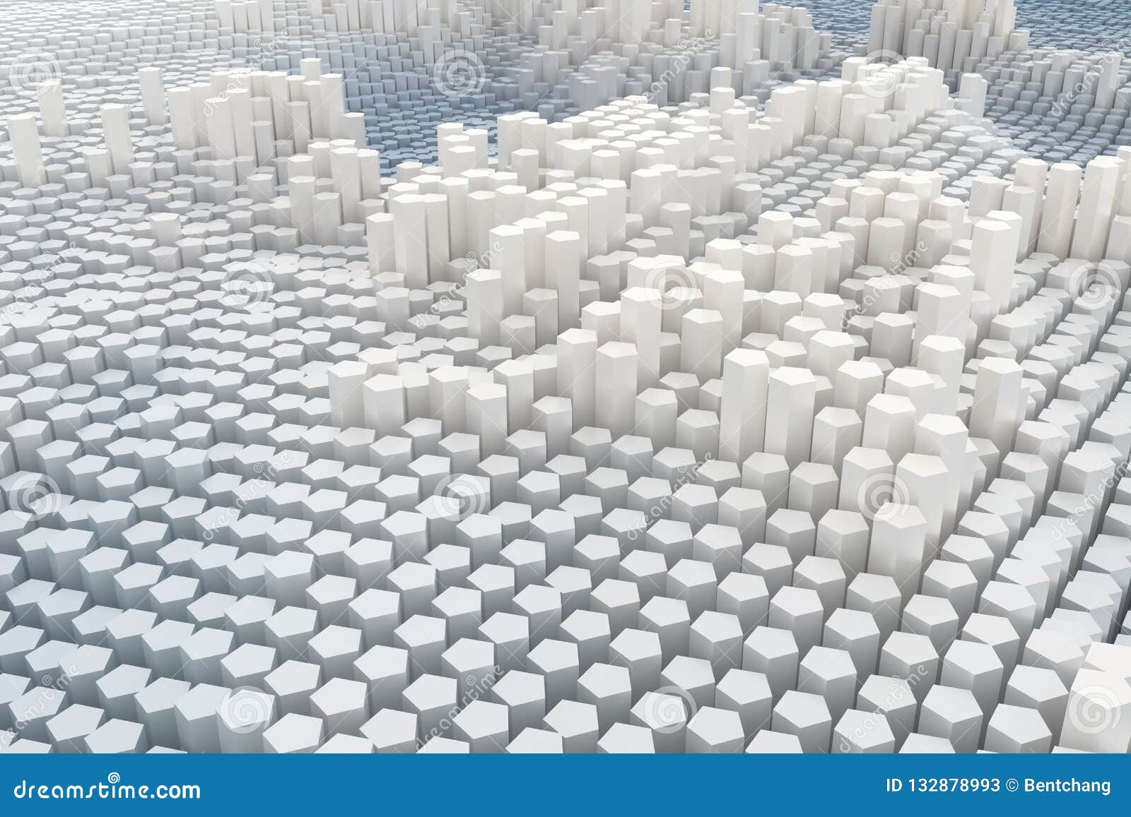 Colorful 3D Rendering. Illustrations of Shape Composition, Geometric ...