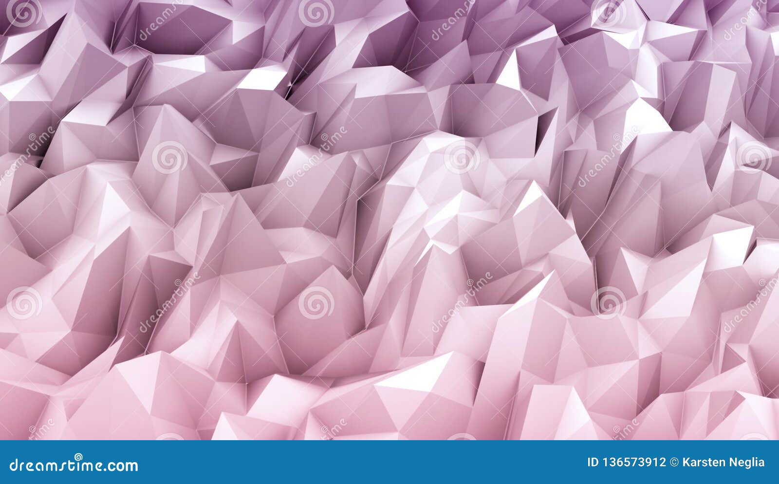 A Colorful 3d Rendering of Low Poly Background Stock Illustration ...
