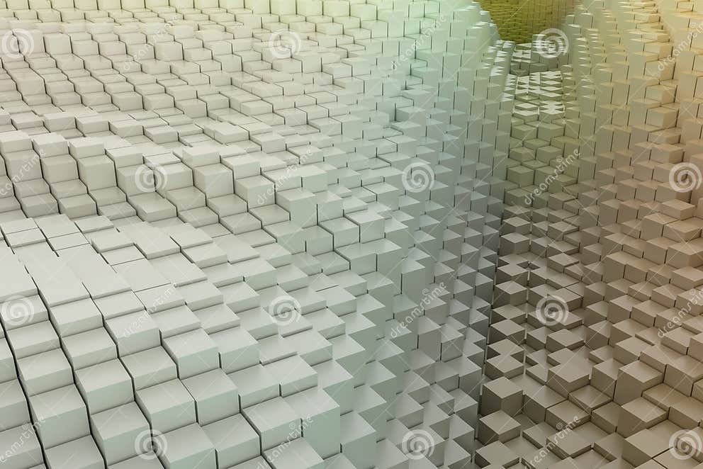 Abstract Shape Composition, Geometric Structure Blocks. Wallpaper for ...