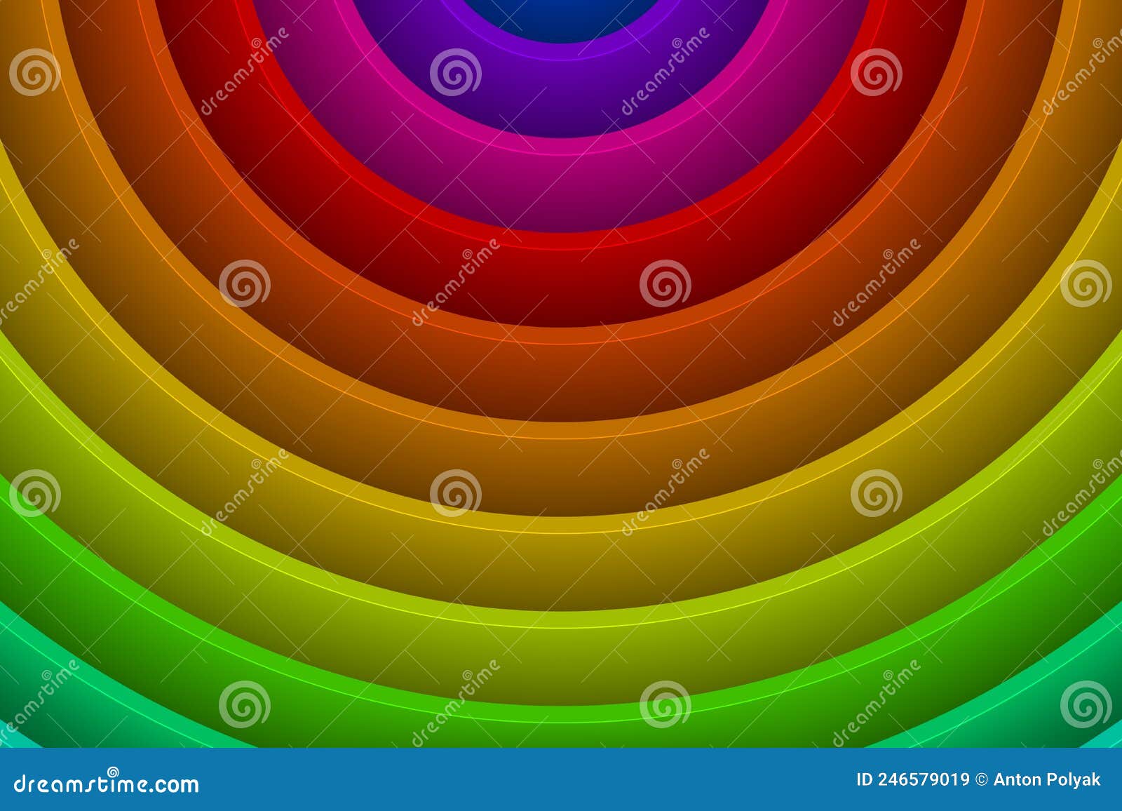 Colorful 3d Vector Background. Rainbow Background. Stock Vector ...