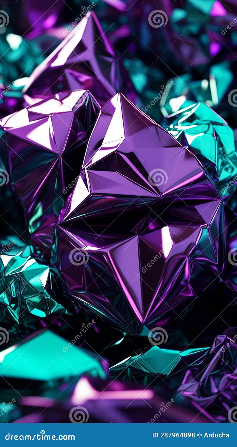 Colorful Dark Abstract Texture with Shine Refraction Stock Photo ...