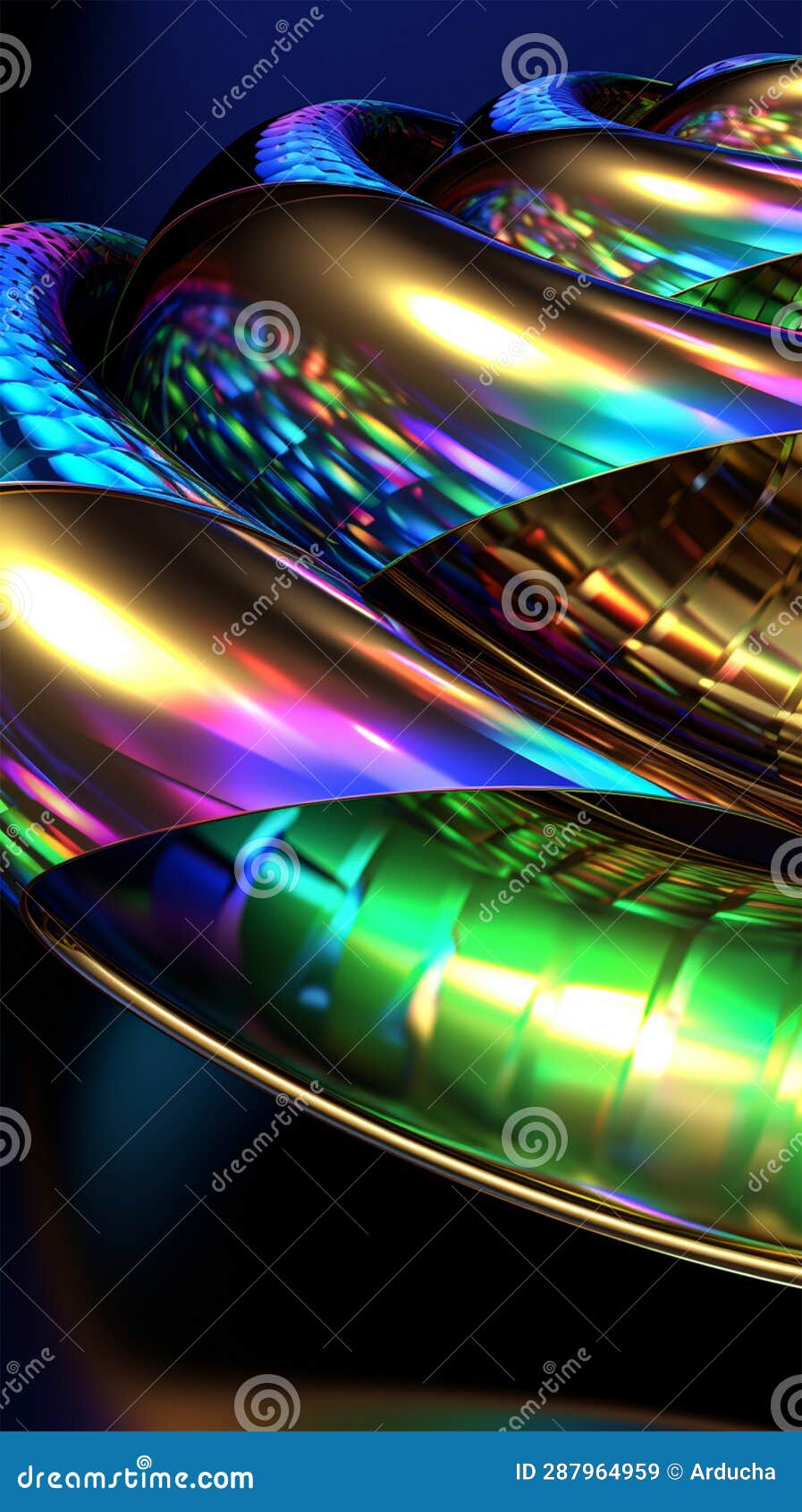 Colorful Dark Abstract Texture with Shine Refraction Stock Illustration ...