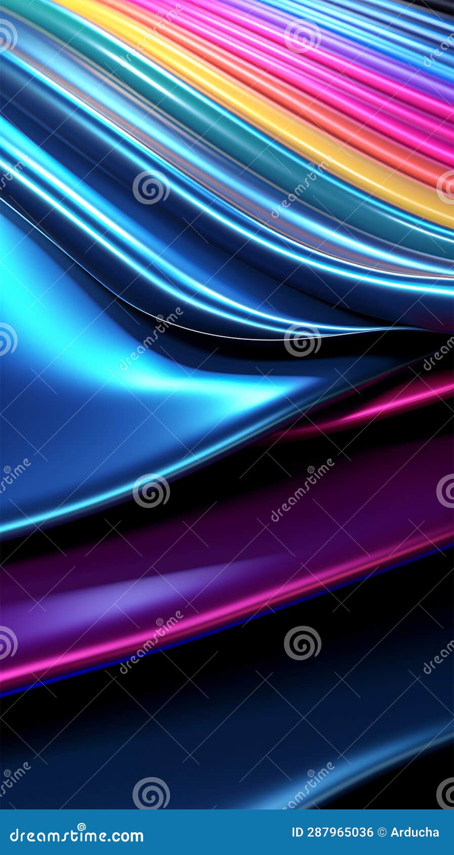 Colorful Dark Abstract Texture with Shine Refraction Stock Illustration ...