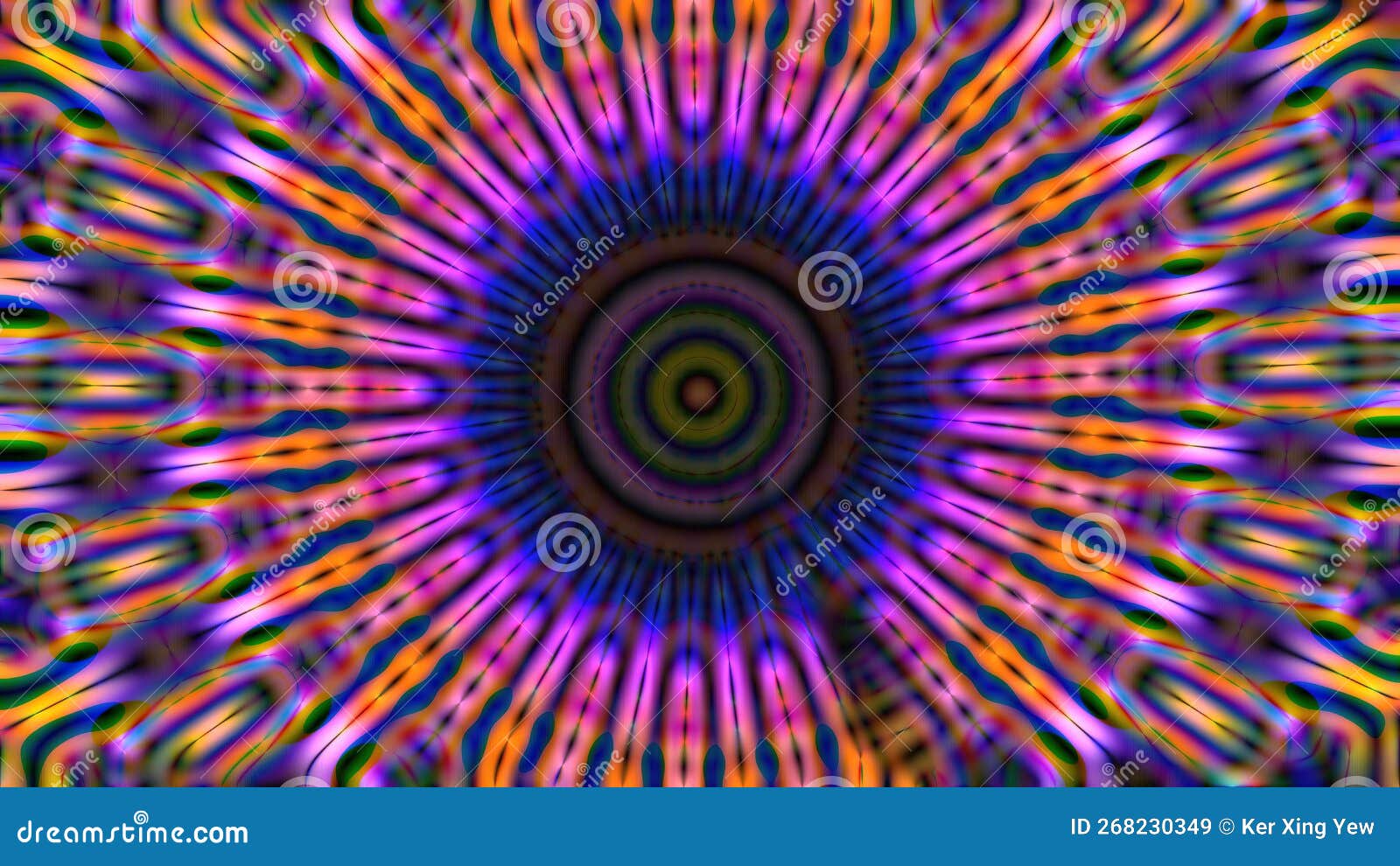 Colorful Dark Mandala Abstract Background Stock Image - Image of dark ...