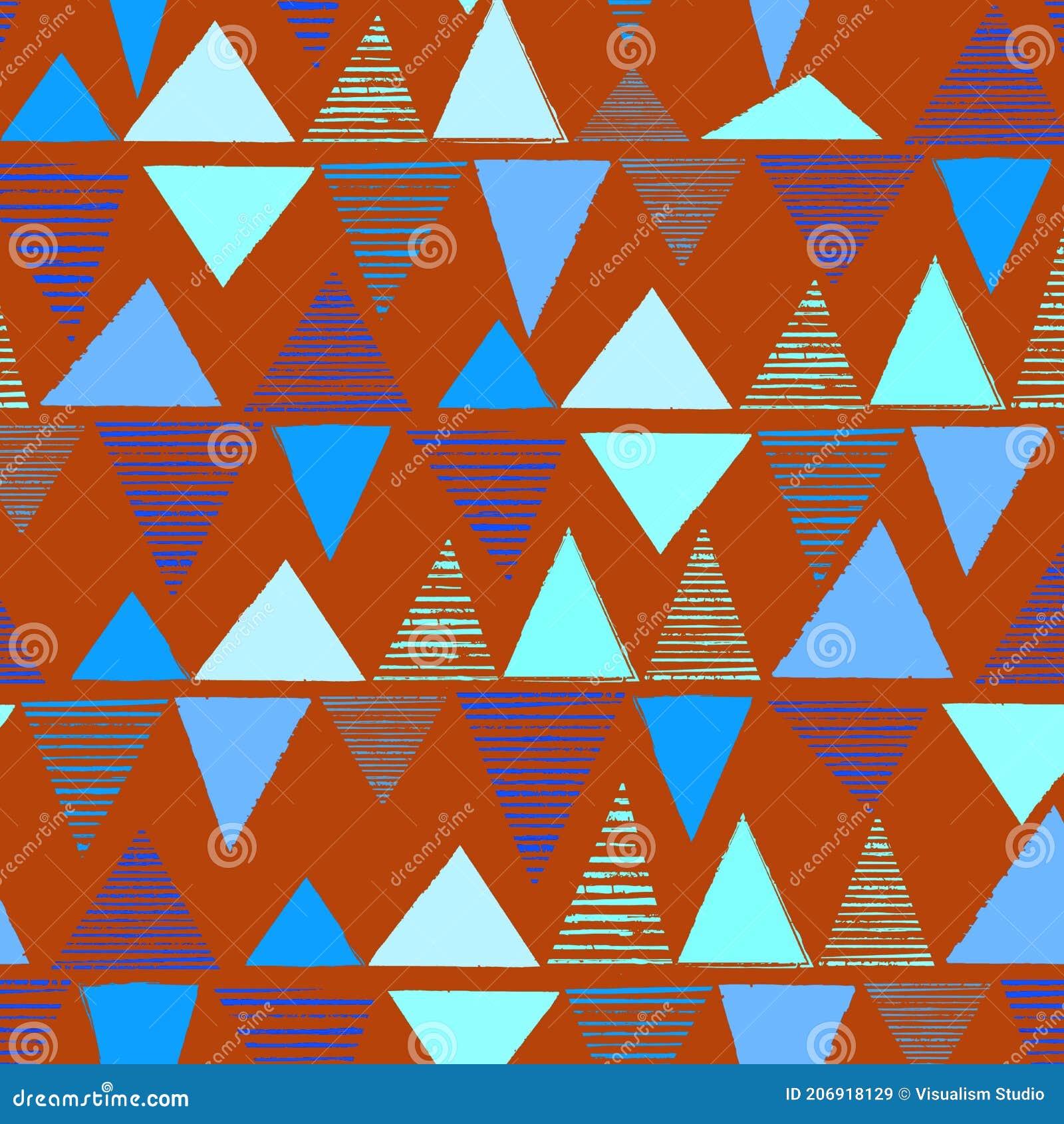 Colorful Dark Red Geometric Shapes Abstract Pattern with Diamonds ...