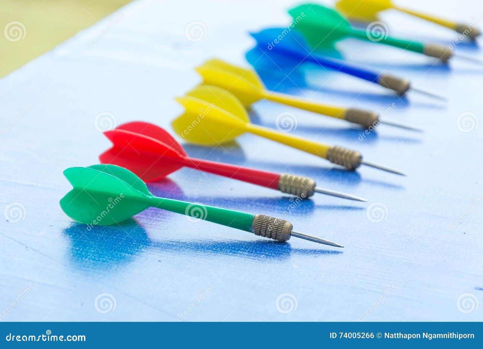 Colorful dart arrow stock photo. Image of black, colored - 74005266