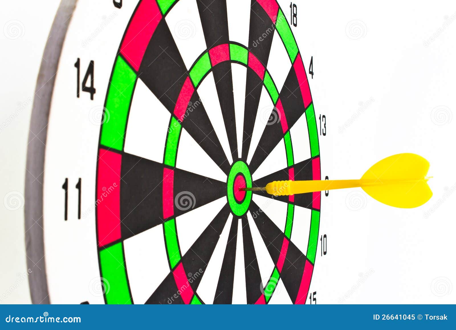 Colorful Darts at a Target. Stock Image - Image of leisure, straight ...