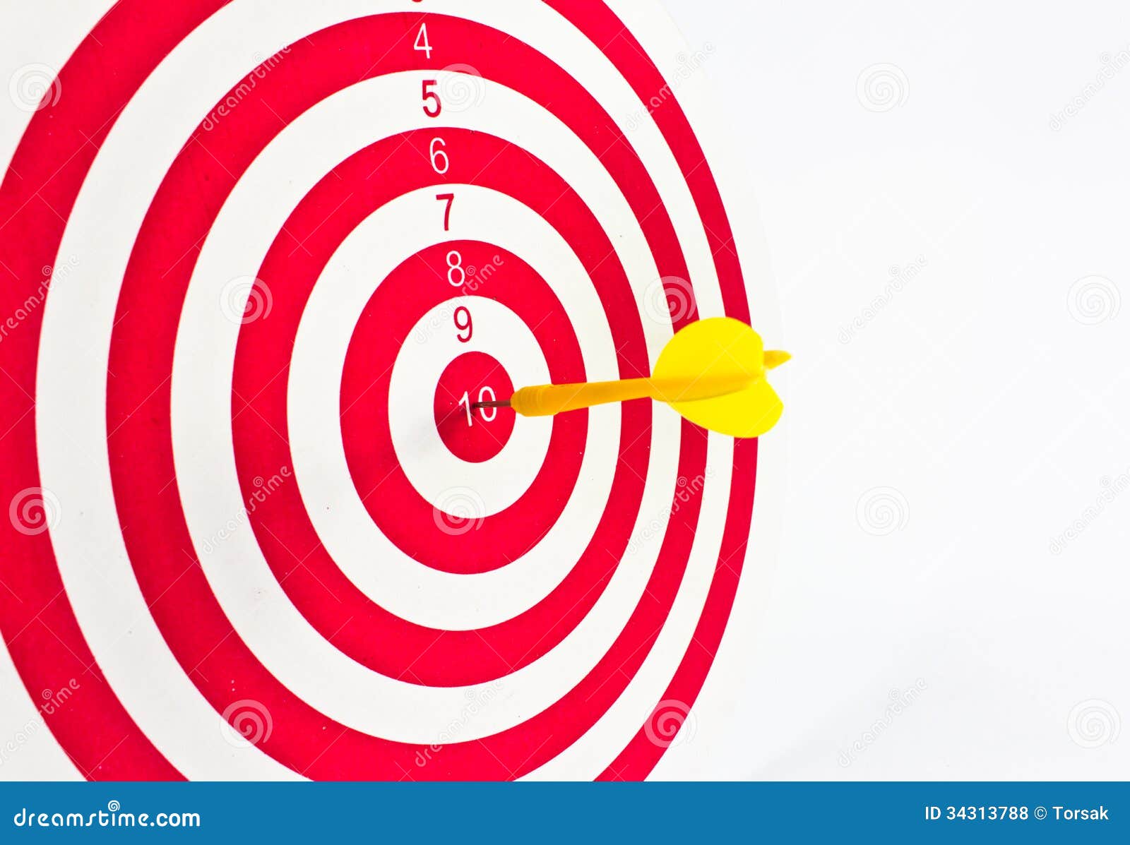 Colorful darts at a target stock photo. Image of taget - 34313788