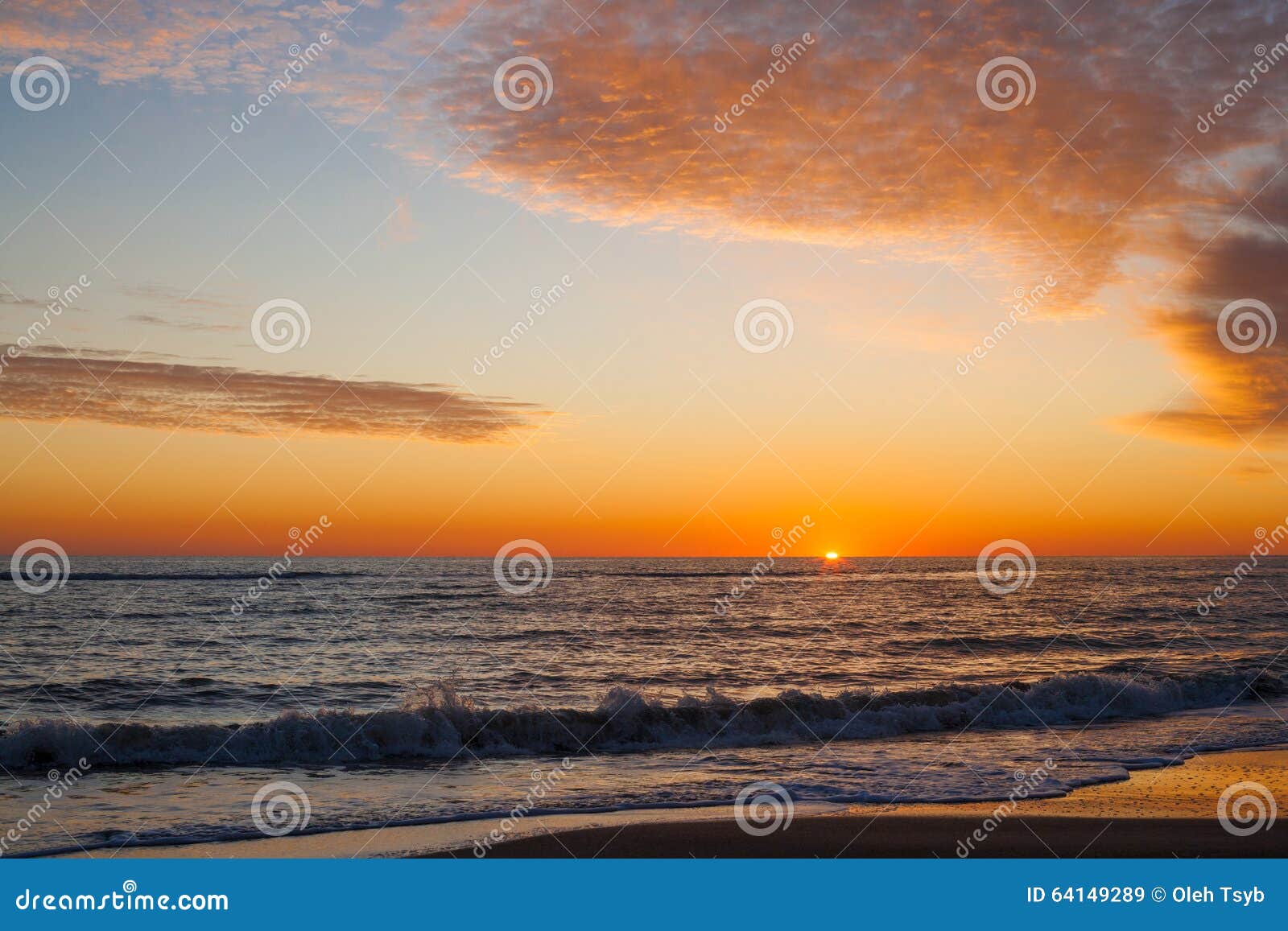 Colorful Dawn Over the Sea Sunset Stock Image - Image of sunrise ...