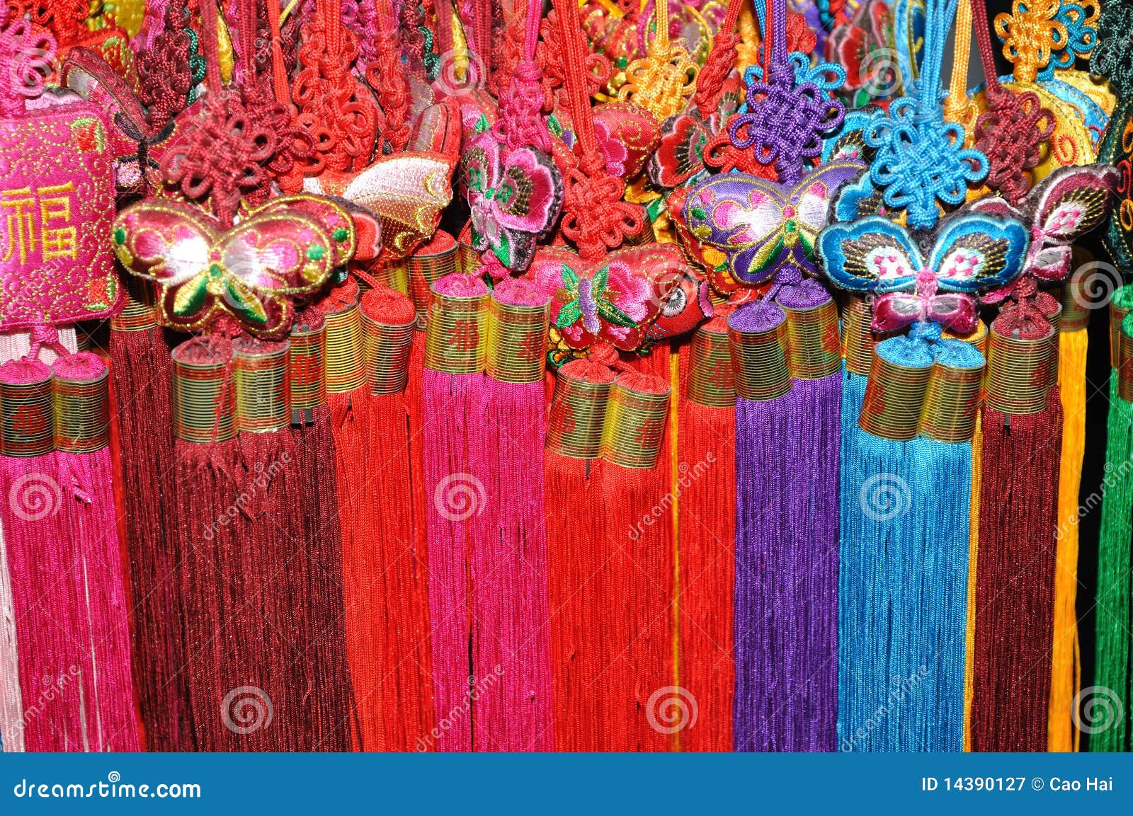 Colorful Decoration in Chinese Traditional Style Stock Image - Image of ...