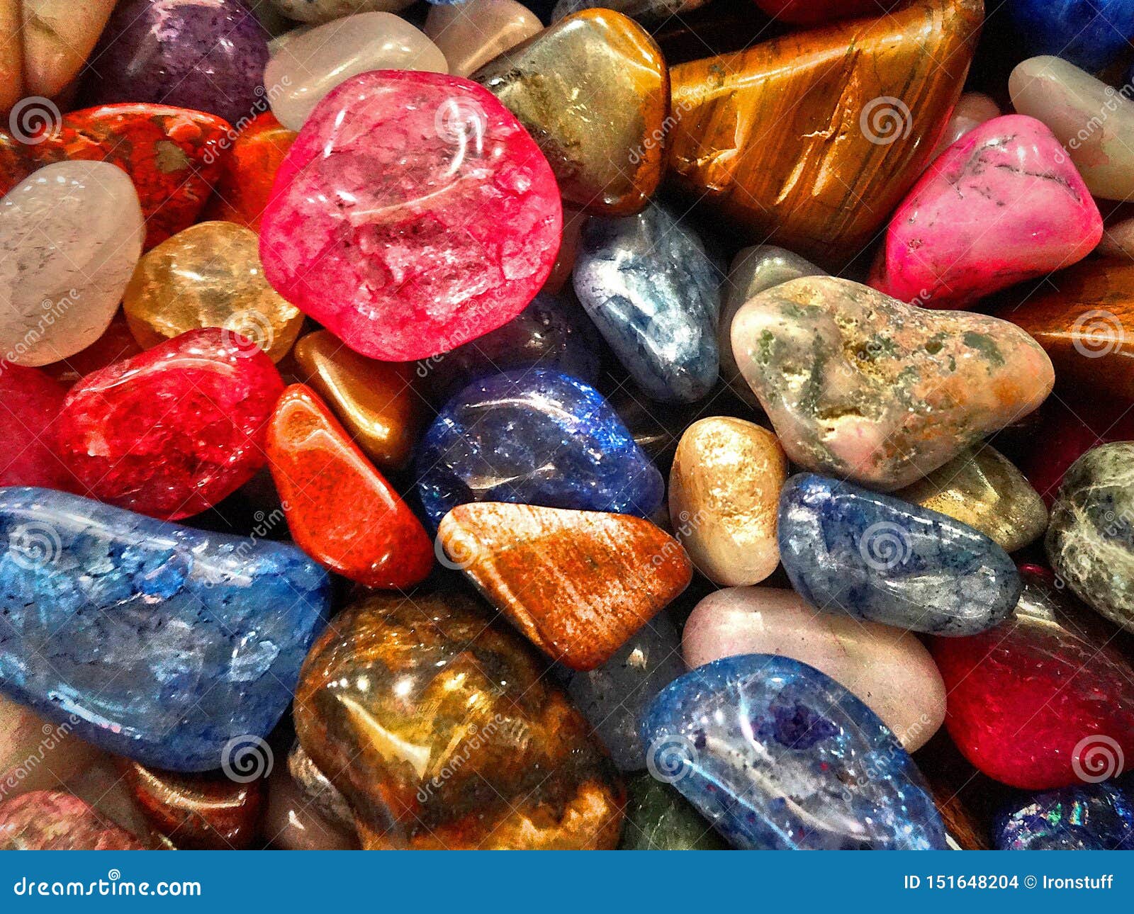 Colorful Decorative Pebbles Stock Photo - Image of natural, pattern ...