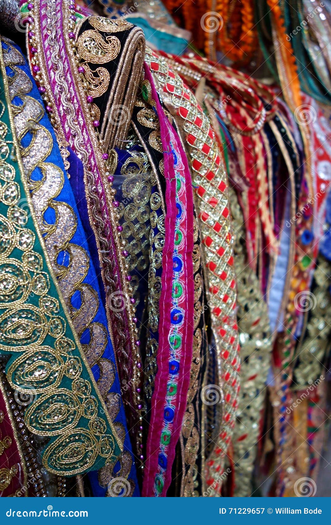Colorful Decorative Ribbon Edging Stock Image - Image of edge, seam ...