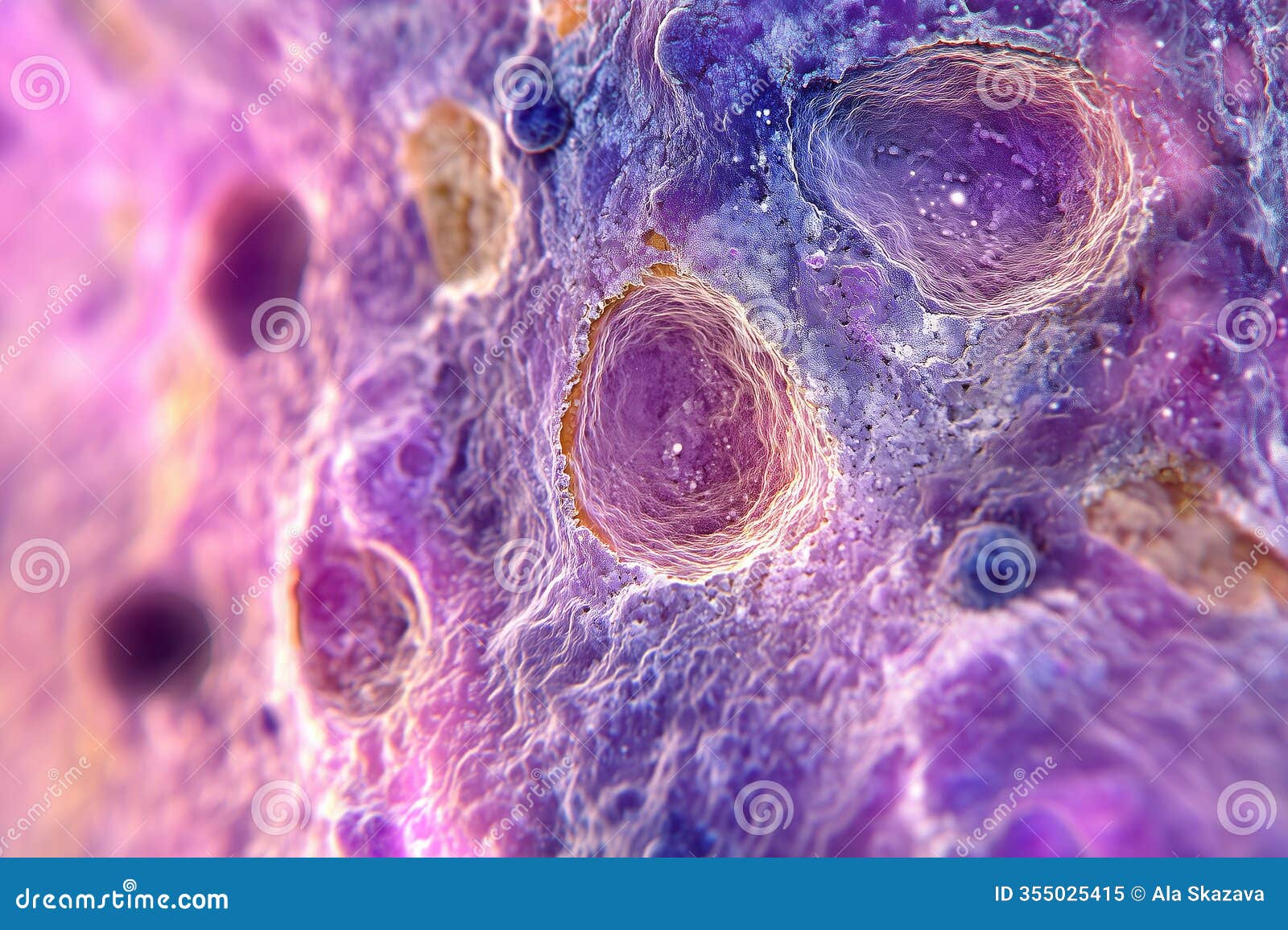 Colorful Depiction Showcases Cellular Structures Involved in ...