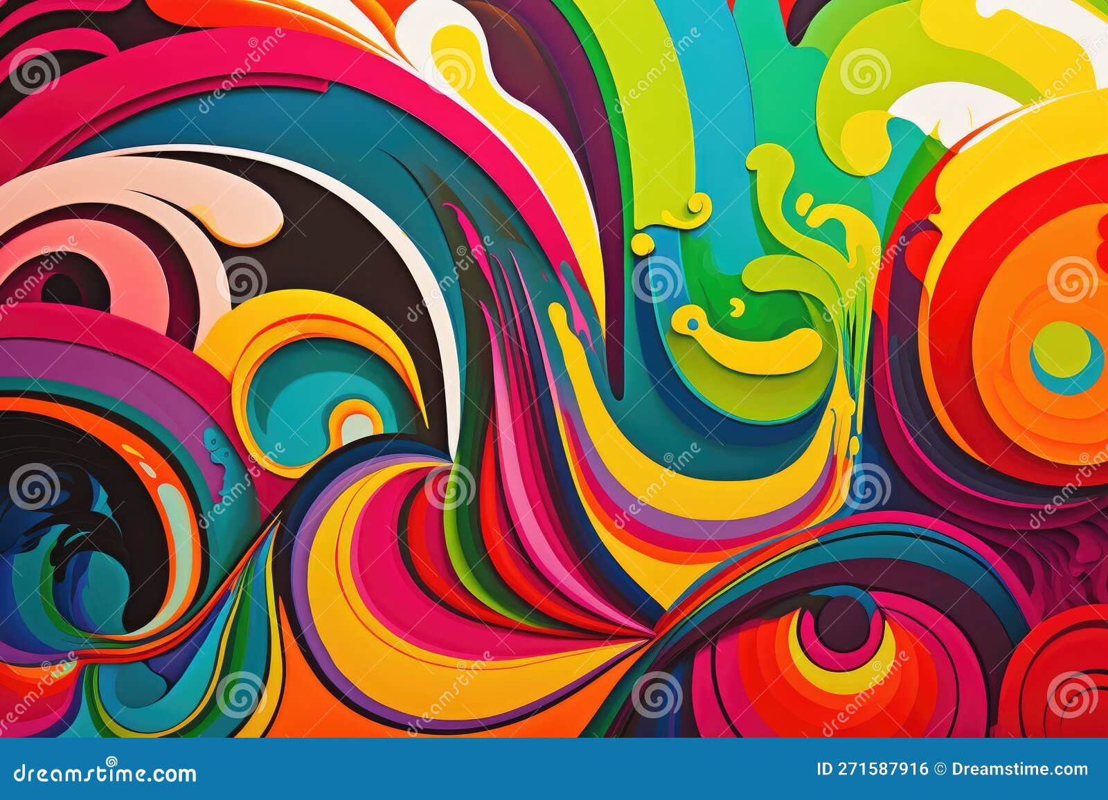 The Colorful Design Abstract Background, Beautiful Colors Vibrant and ...
