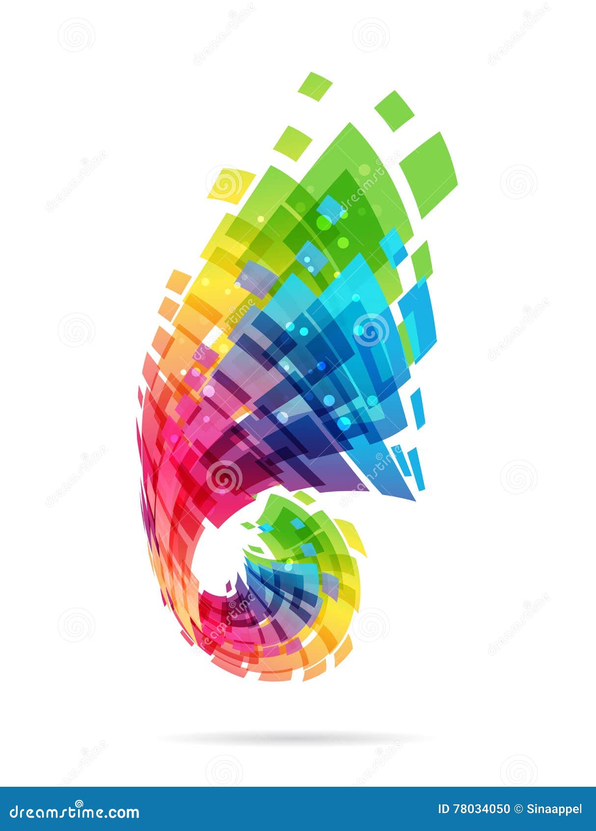 Colorful design element stock vector. Illustration of design - 78034050