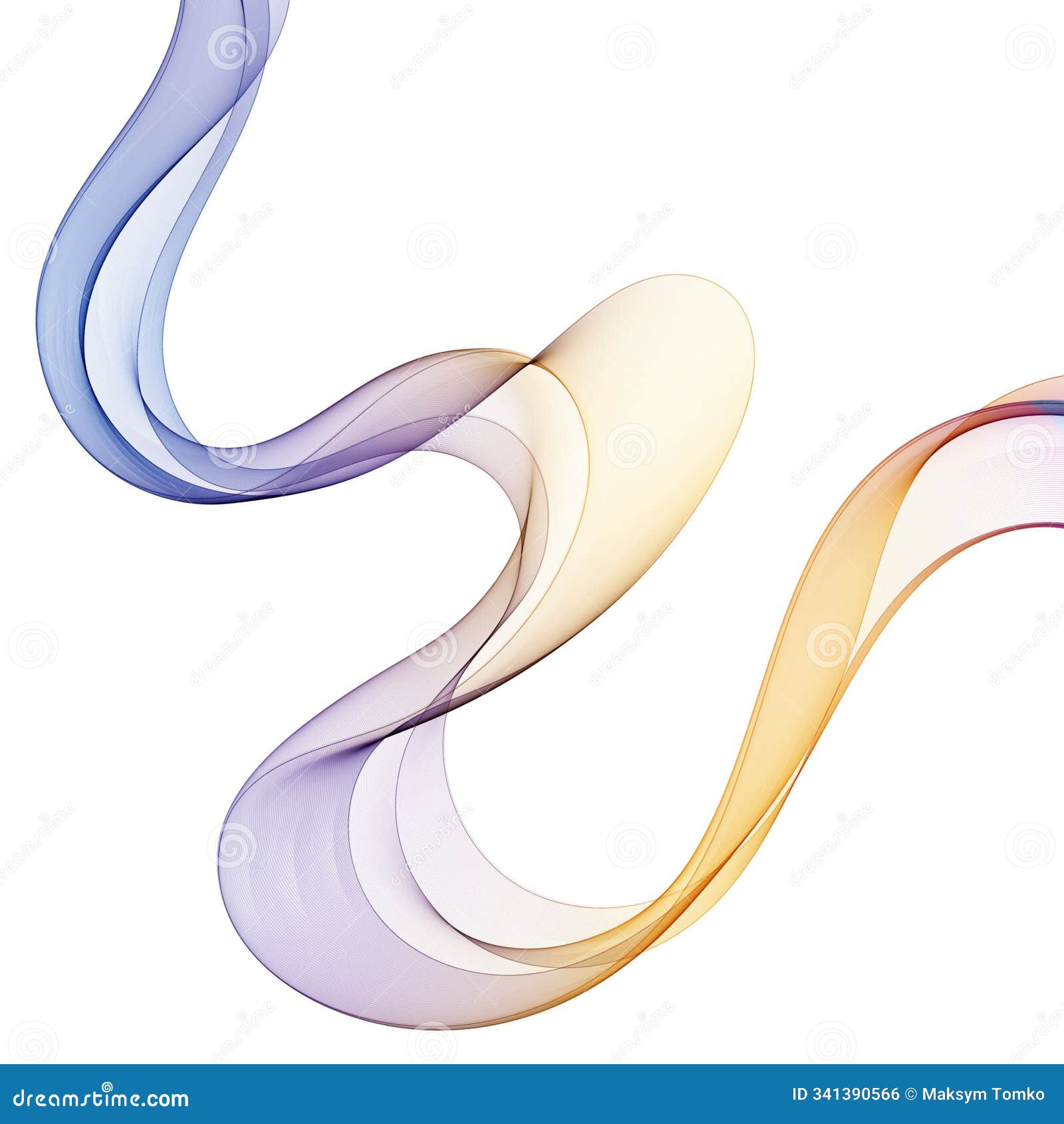 Colorful Design Element Gradient Wave Line Isolated on White Background ... Colorful Design Element Gradient Wave Line Isolated on White Background ...