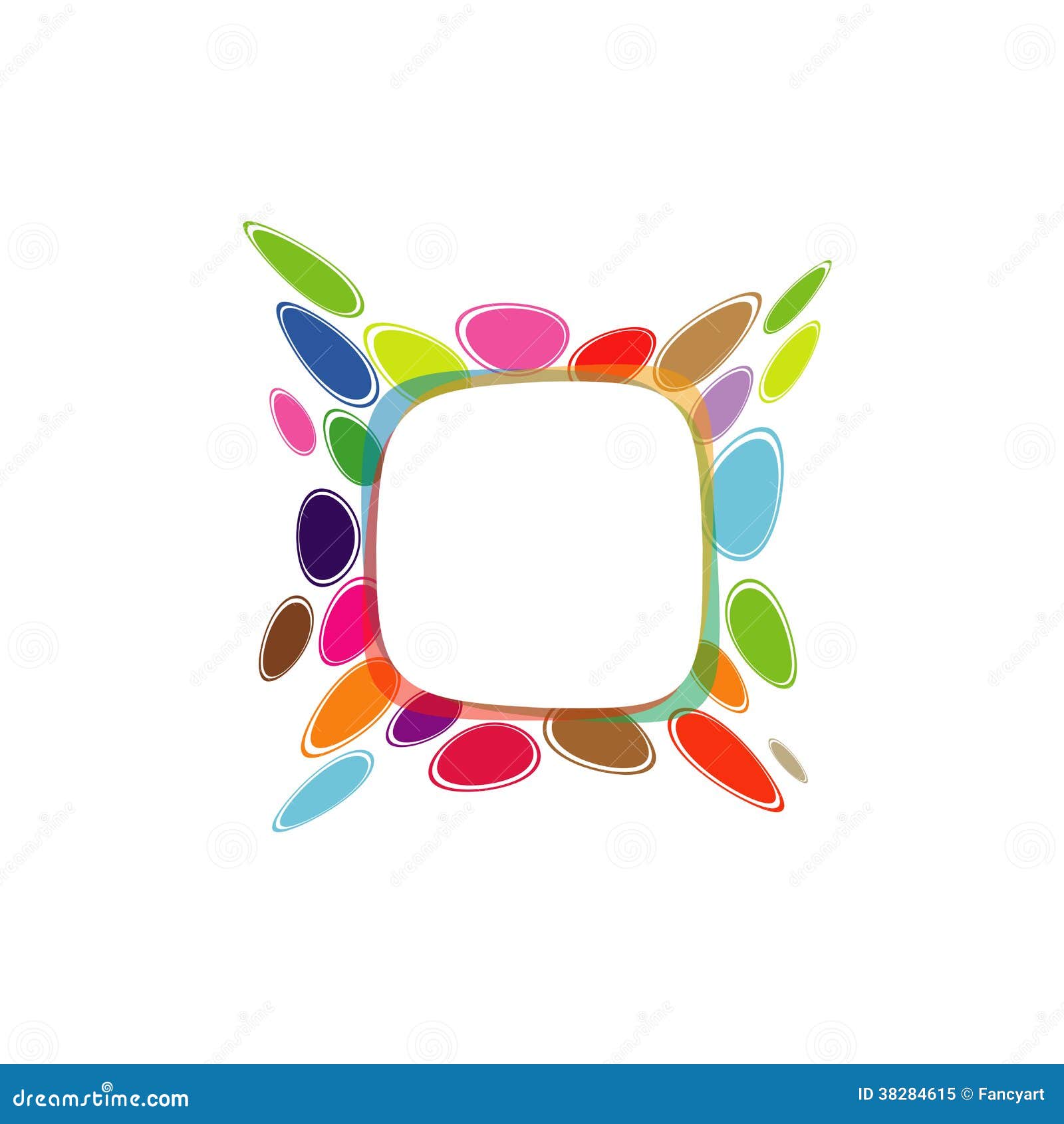 Colorful design element stock vector. Illustration of creative - 38284615