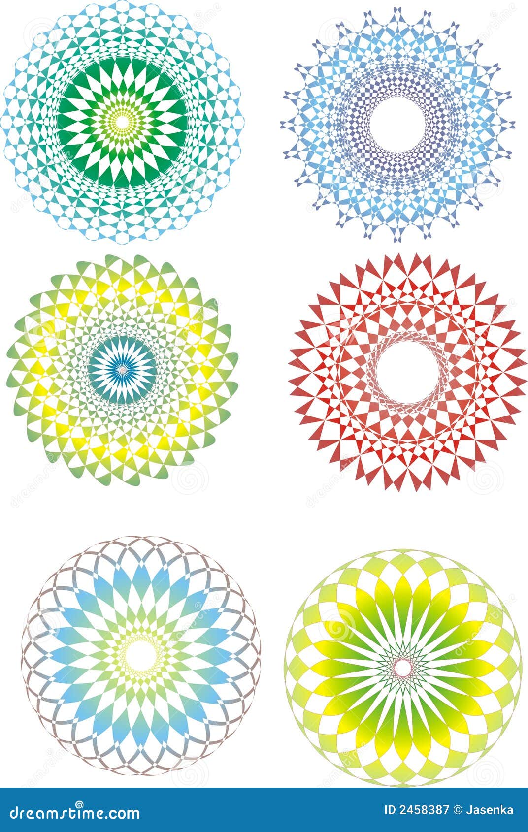 Colorful design elements stock vector. Illustration of color - 2458387