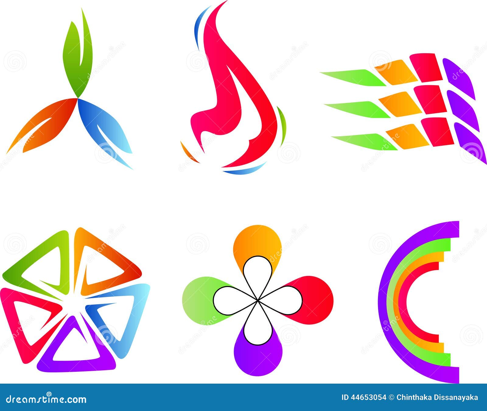 Colorful design elements stock illustration. Illustration of idea ...