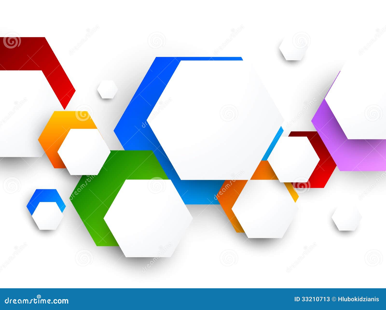 Colorful Design with Hexagons Stock Vector - Illustration of graphic ...