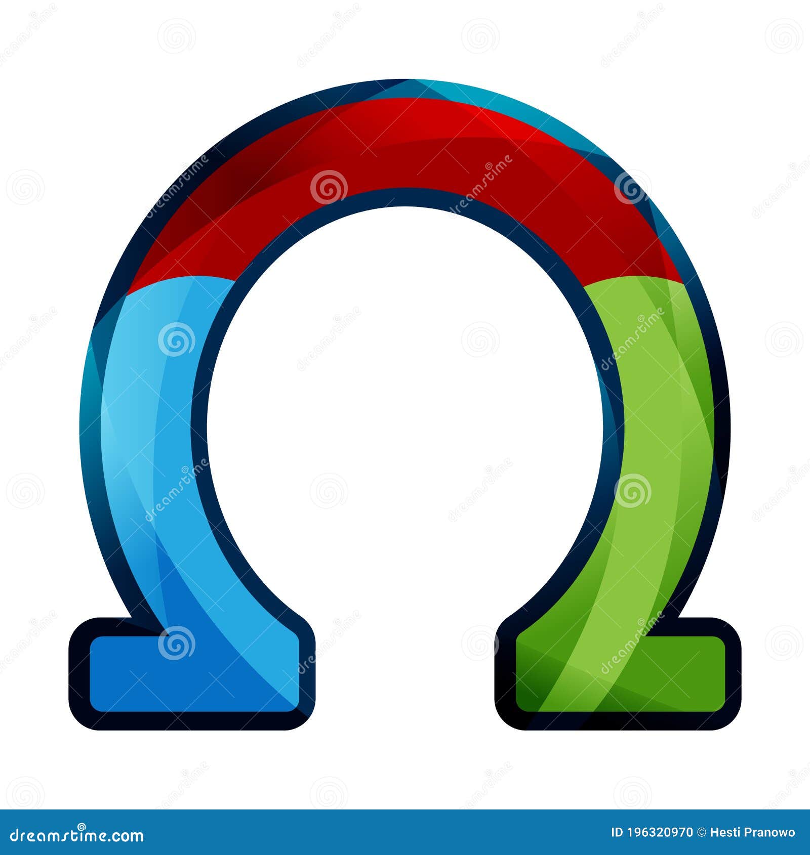 Colorful Design Omega Symbol Stock Vector - Illustration of cooking ...