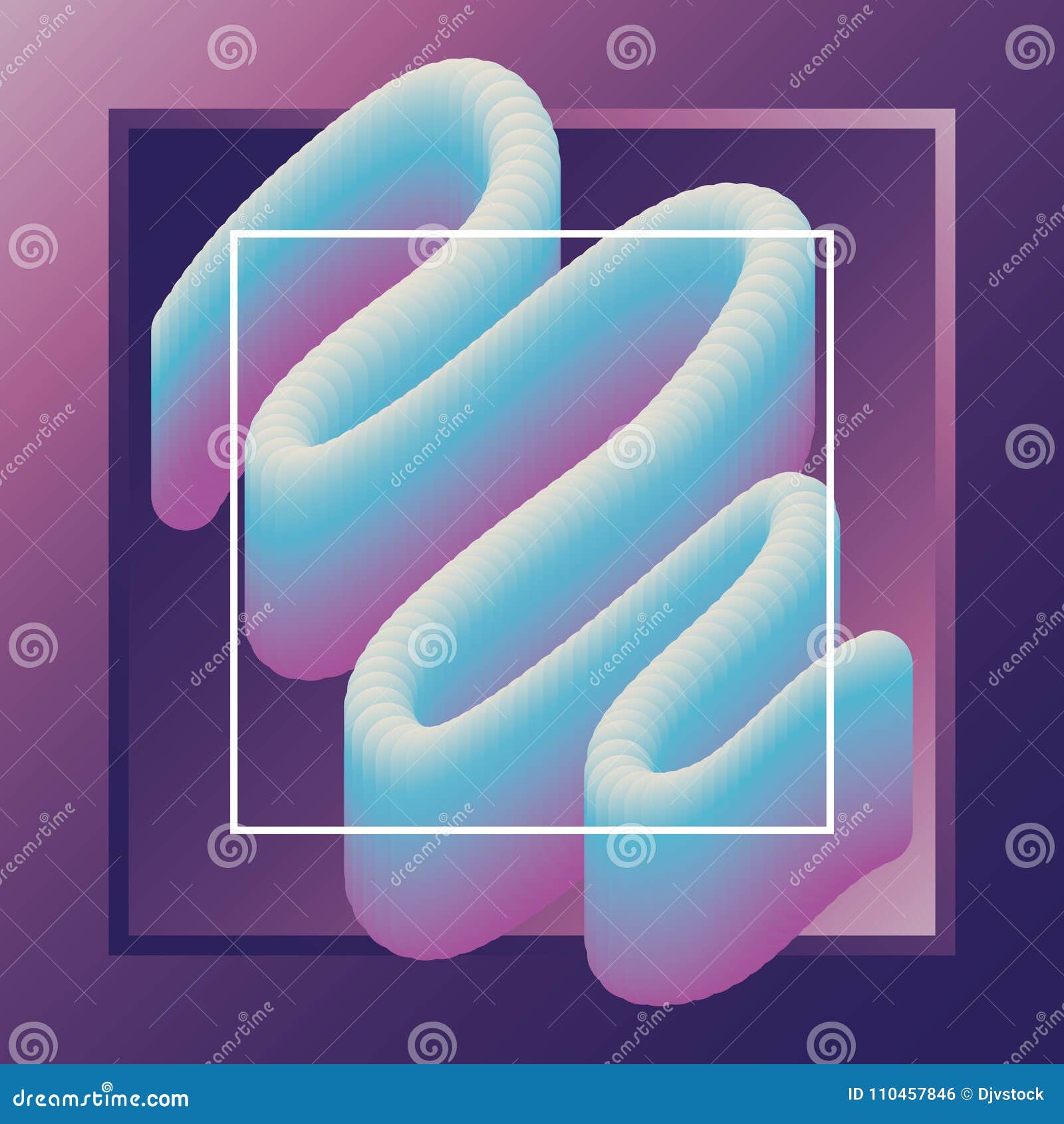 Fluid shaped design stock vector. Illustration of dynamic - 110457846