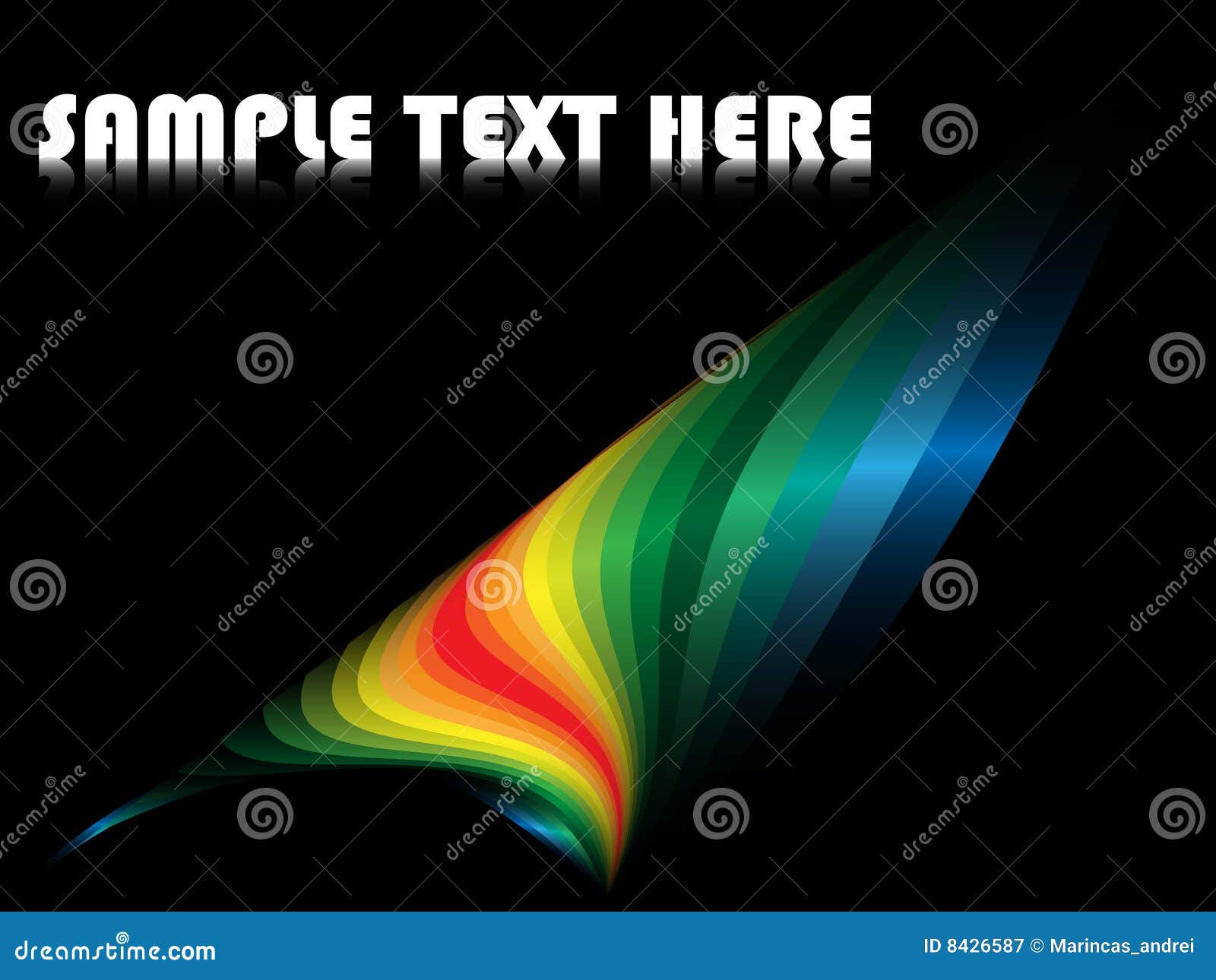 Colorful design template stock vector. Illustration of backdrop - 8426587