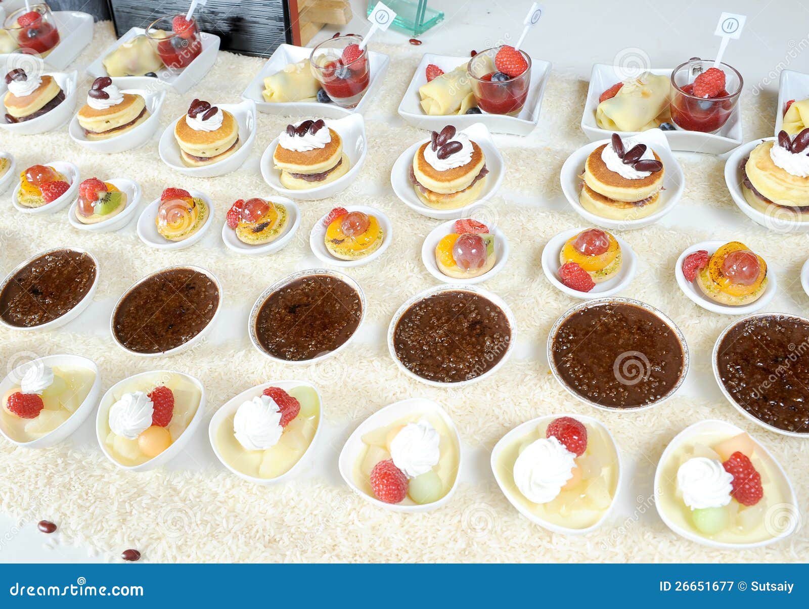 Colorful desserts stock image. Image of colorful, dish - 26651677