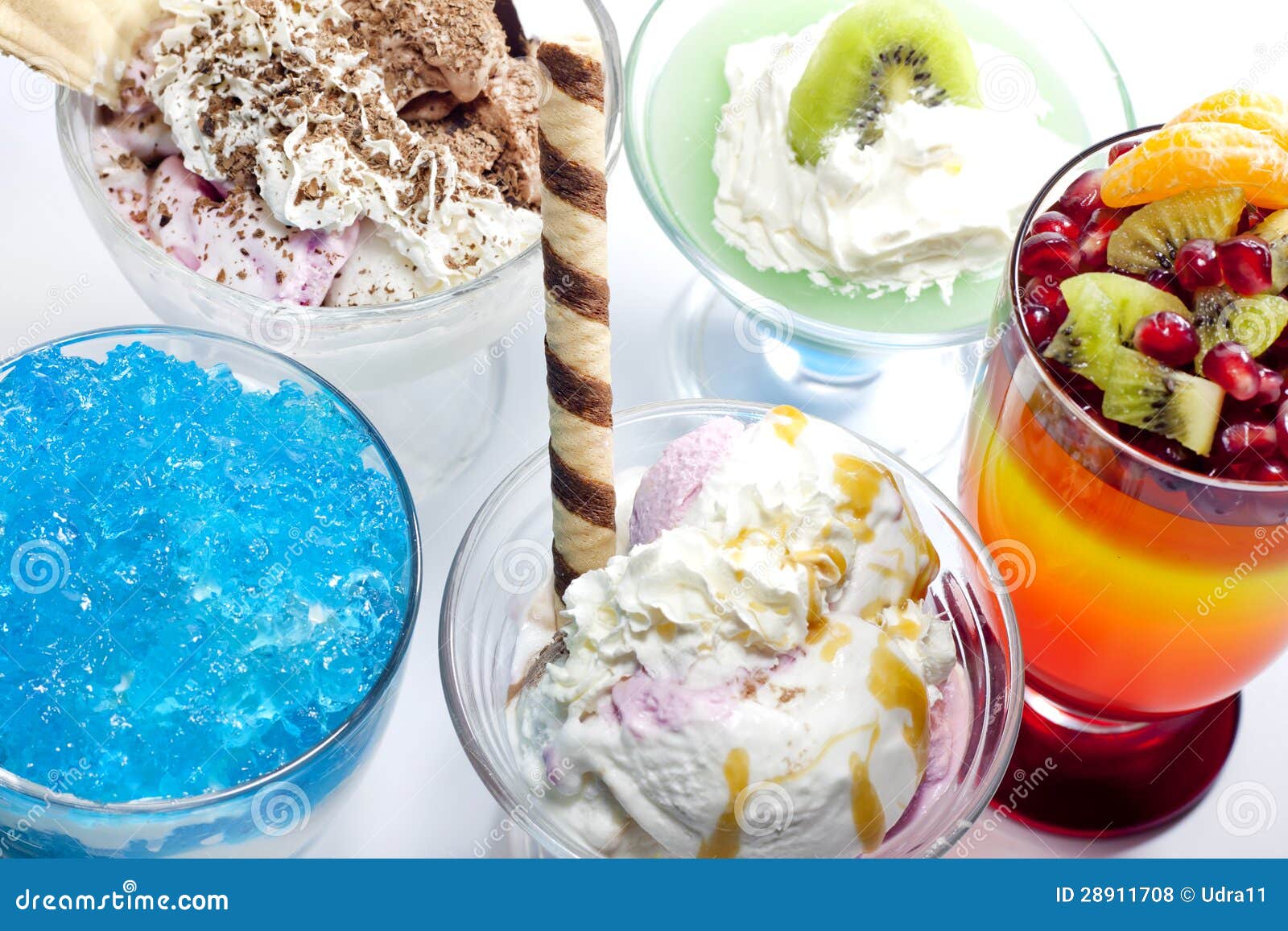 Colorful Desserts Mixed Assortment Stock Photo - Image of assorted ...