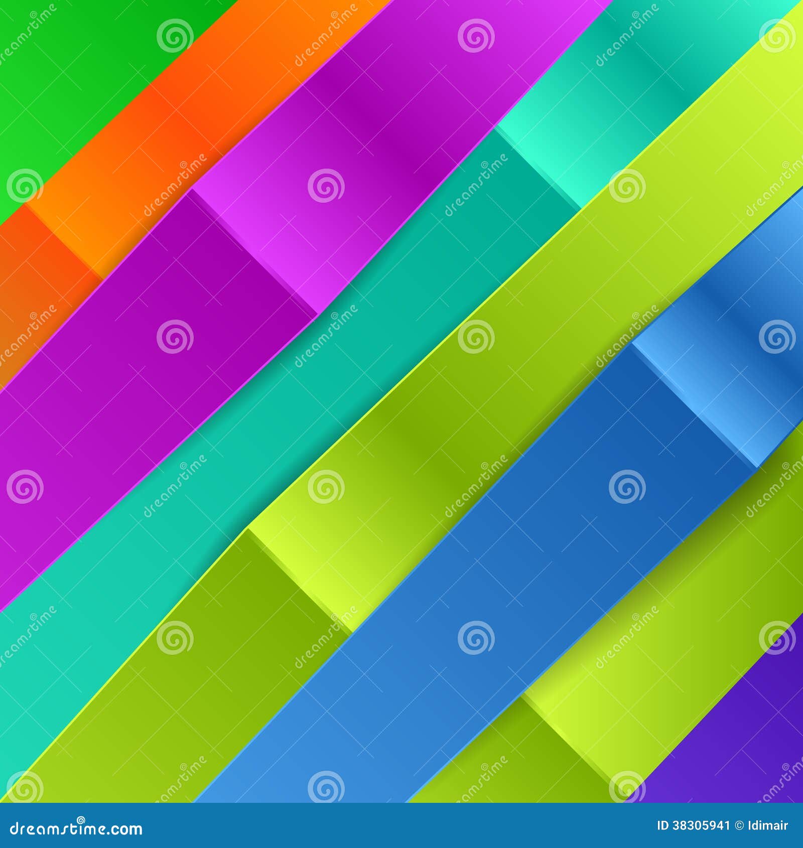 Colorful Diagonal Banners for Business. Vector Stock Vector ...