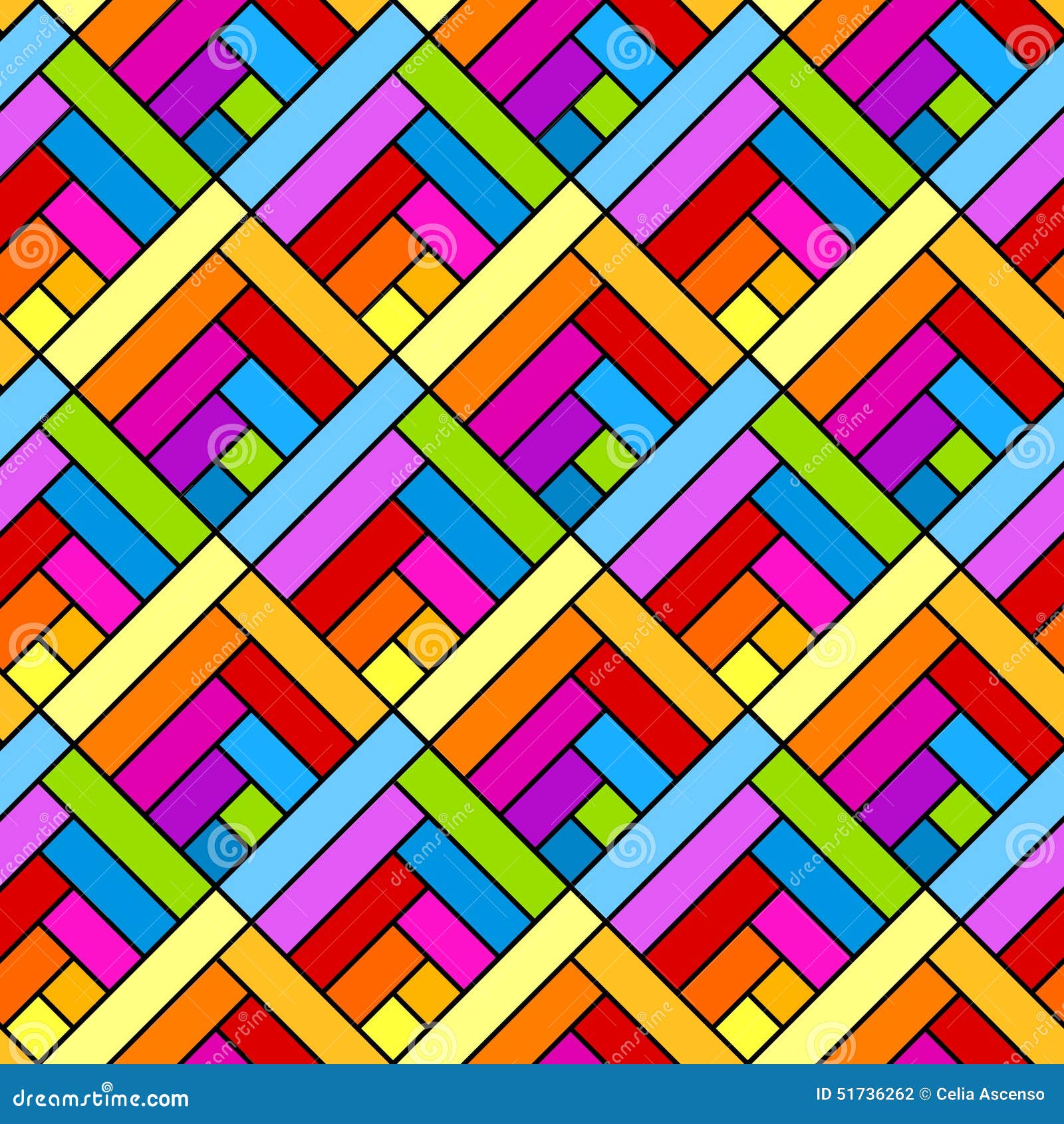 Colorful Diagonal Squares Seamless Geometric Pattern Stock Illustration ... Colorful Diagonal Squares Seamless Geometric Pattern Stock Illustration ...