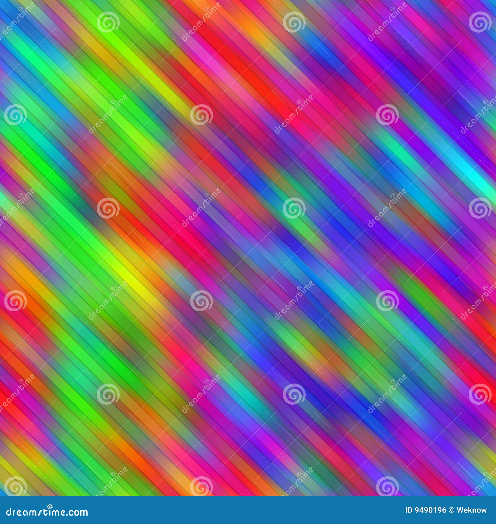Colorful Diagonal Stripes