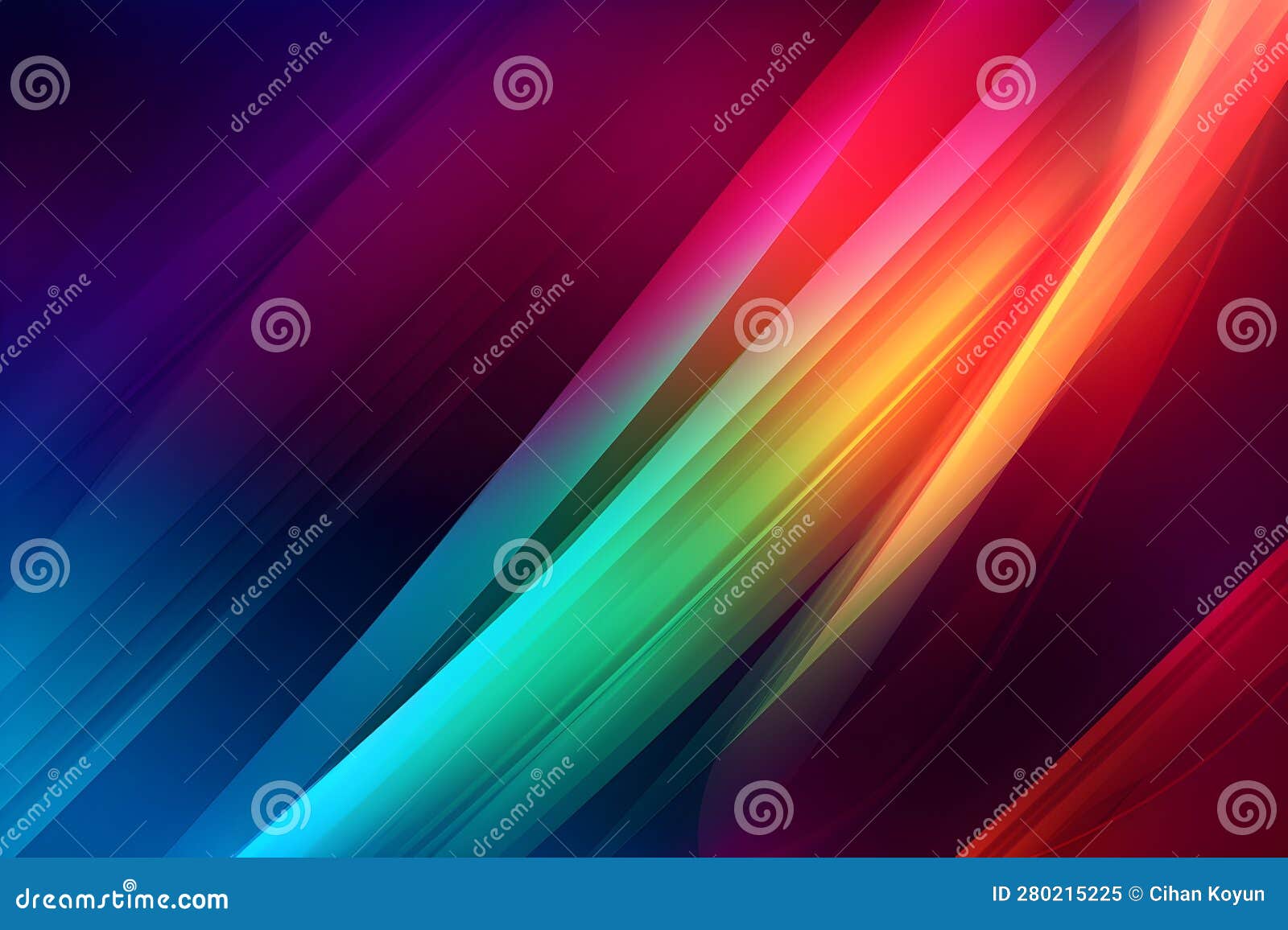 Colorful Diagonal Stripes Creating an Eye-catching Visual Statement ...