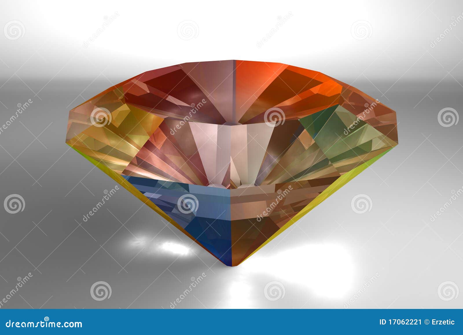 Colorful Diamond stock illustration. Illustration of shiny - 17062221