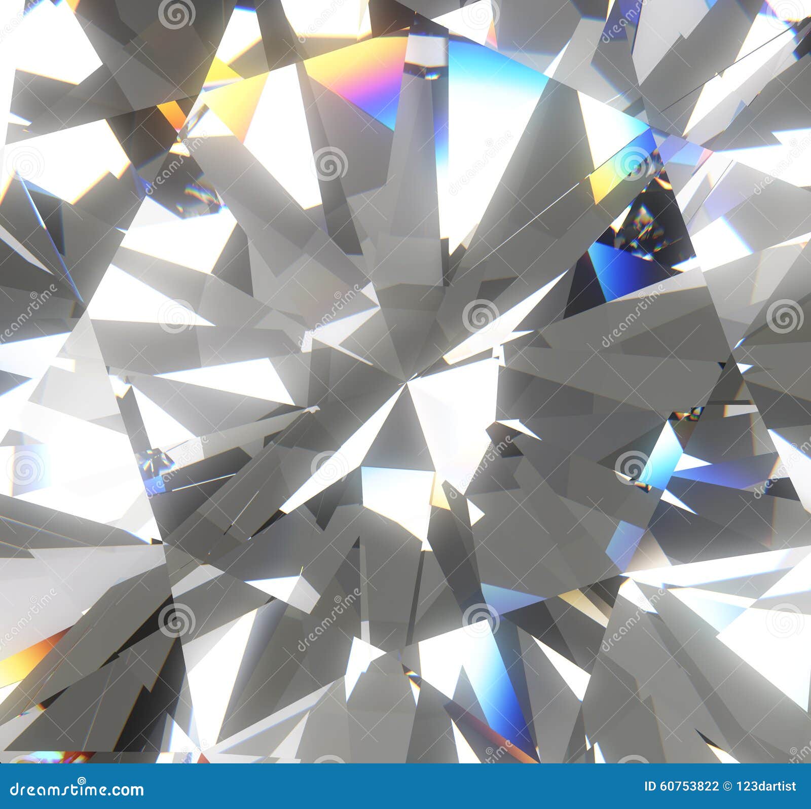 Colorful Diamond Backgroiund Stock Illustration - Illustration of round ...