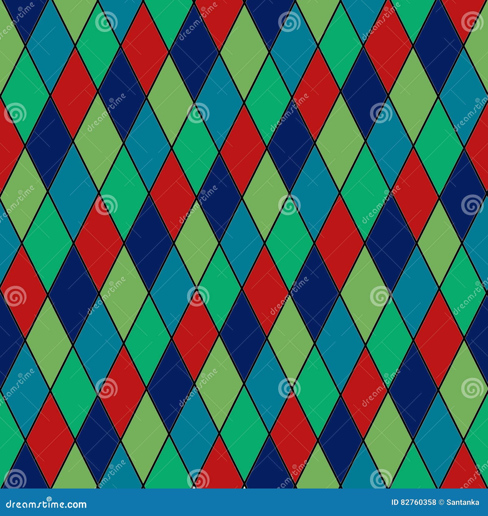 Colorful Diamond Pattern, Texture Background Stock Illustration ...