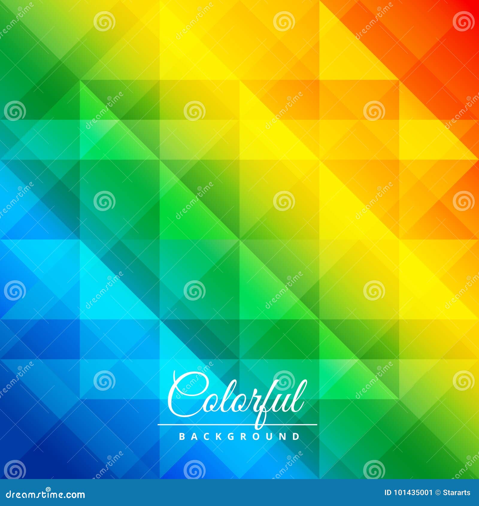 Colorful Diamond Patterns Poster Vector Design Illustration Stock ...