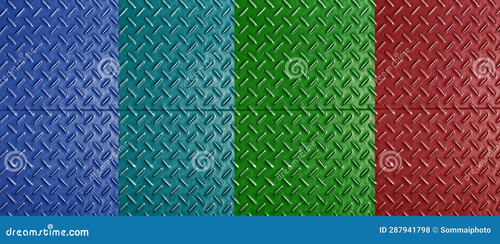 Colorful Diamond Steel Metal Sheet Pattern Stock Photo - Image of ...
