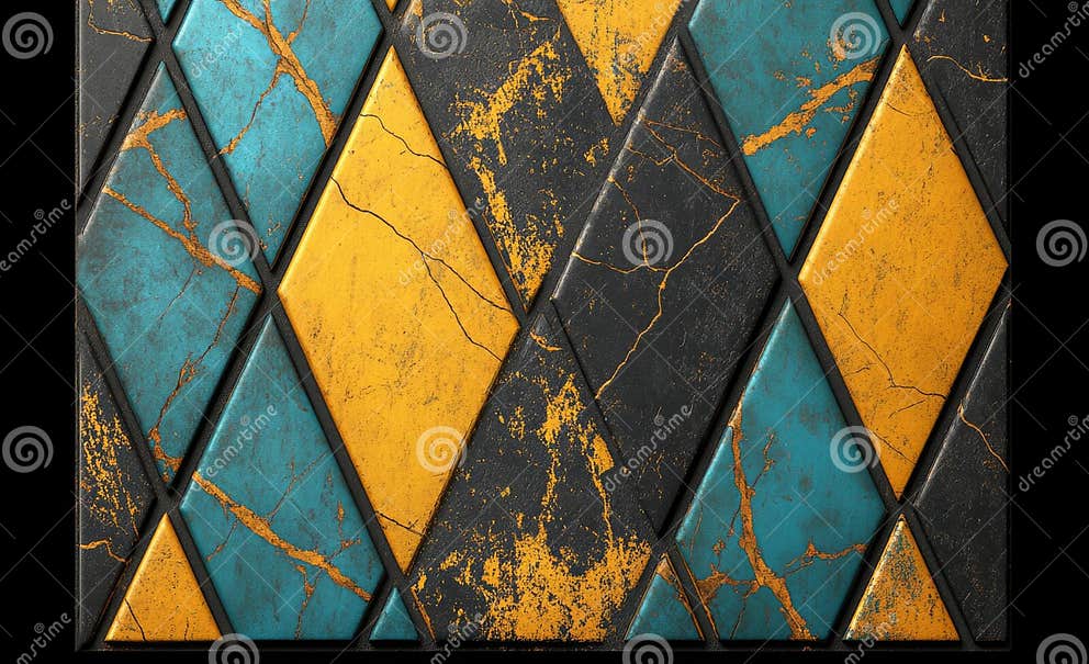 Colorful Diamonds Create a Background with Subtle Textures Stock Image ...