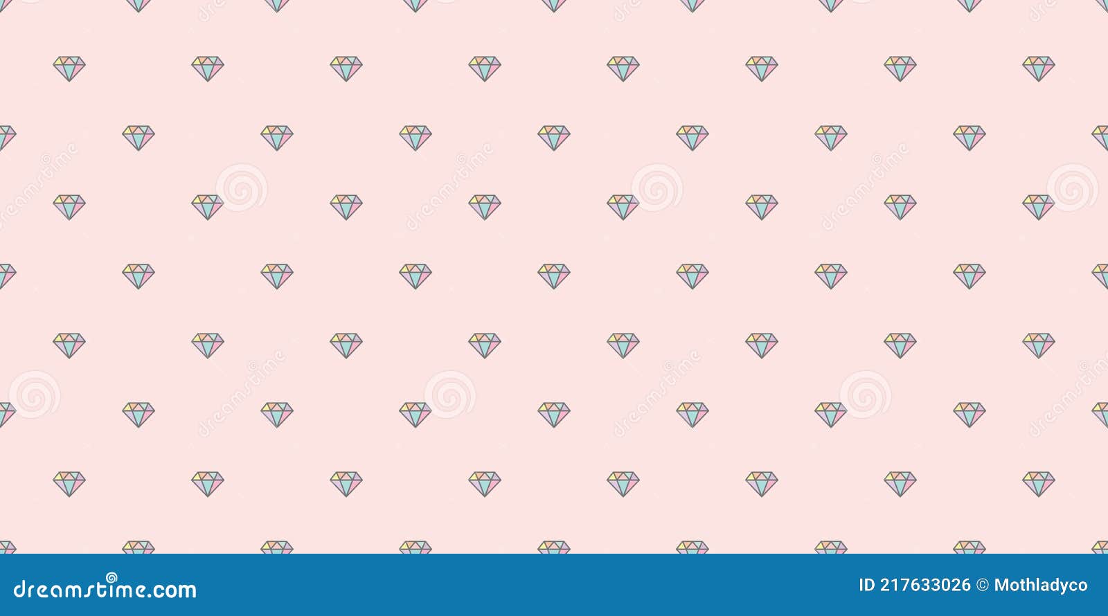 Colorful Diamonds Seamless Repeat Pattern Vector Background Stock ...