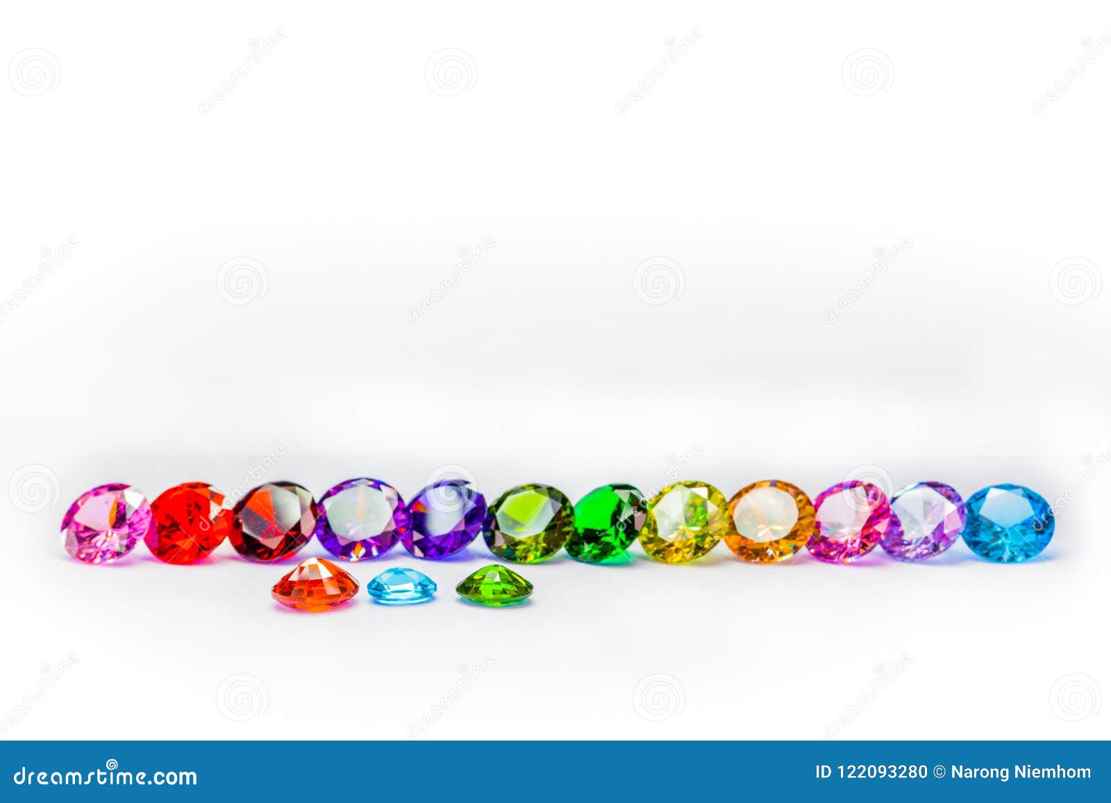 Colorful Diamonds in White Background Stock Photo - Image of diamonds ...