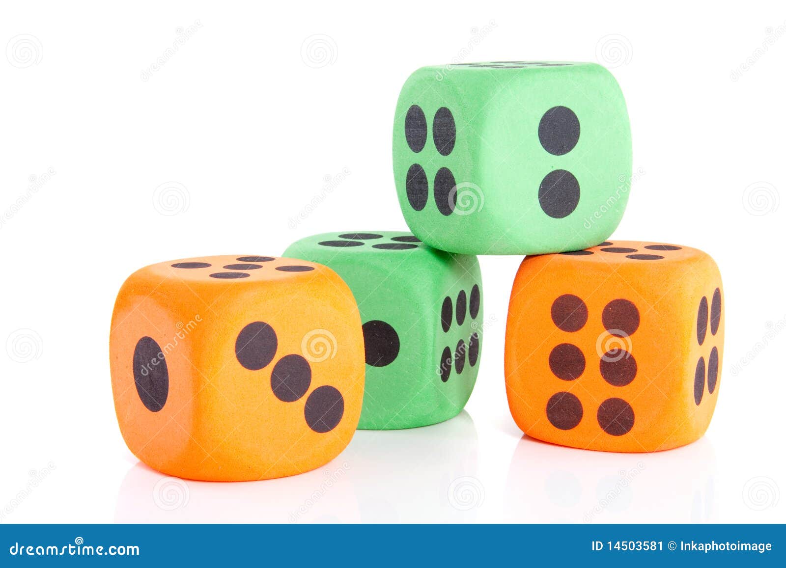 Colorful dice stock image. Image of digit, figure, loose - 14503581