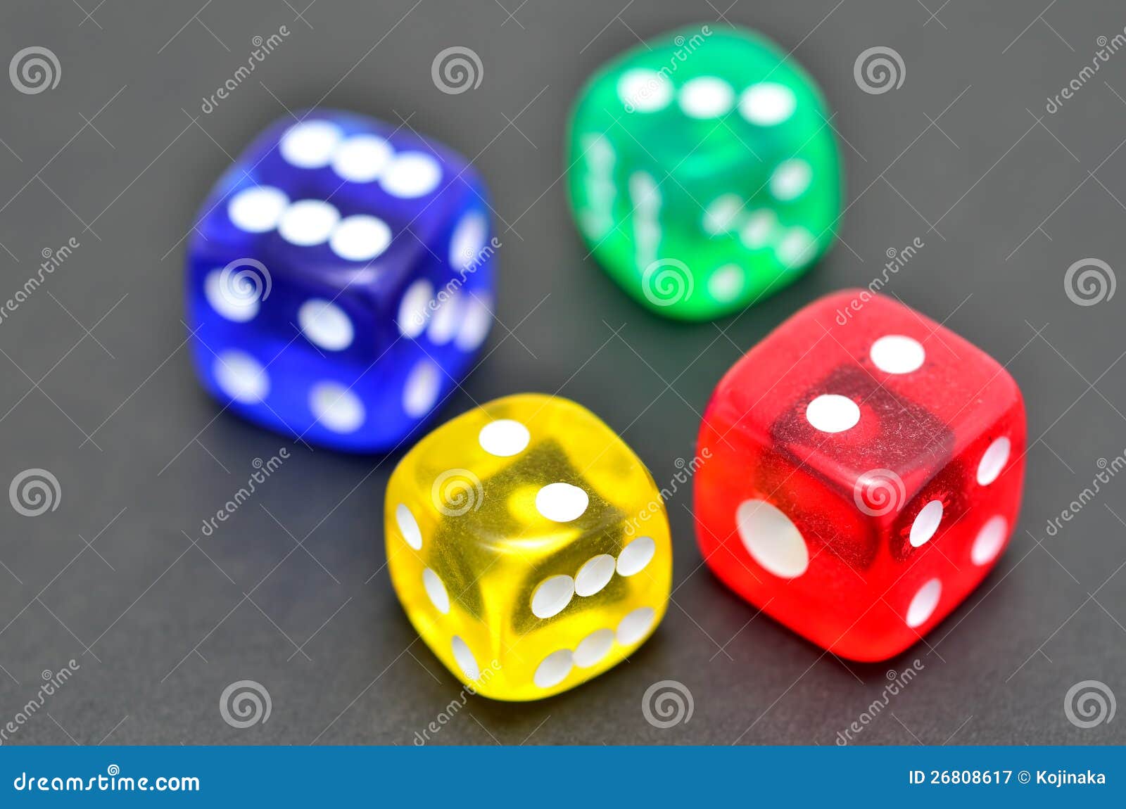 Colorful dice stock image. Image of sundries, gamble - 26808617