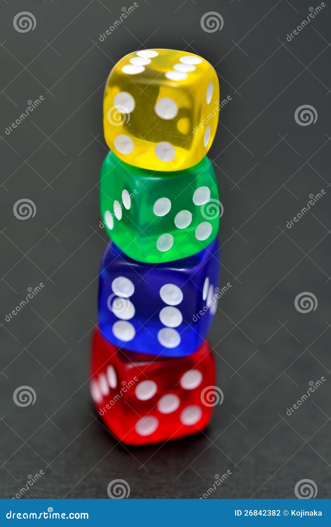 Colorful dice stock photo. Image of green, gamble, luck - 26842382
