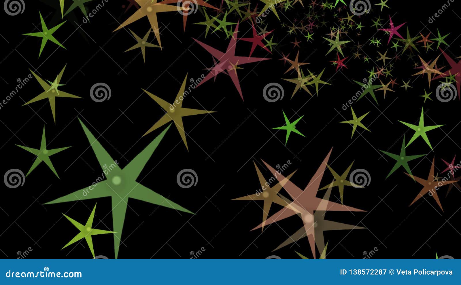 Background of Multi-colored Stars. Abstract Background Pattern Stock ...