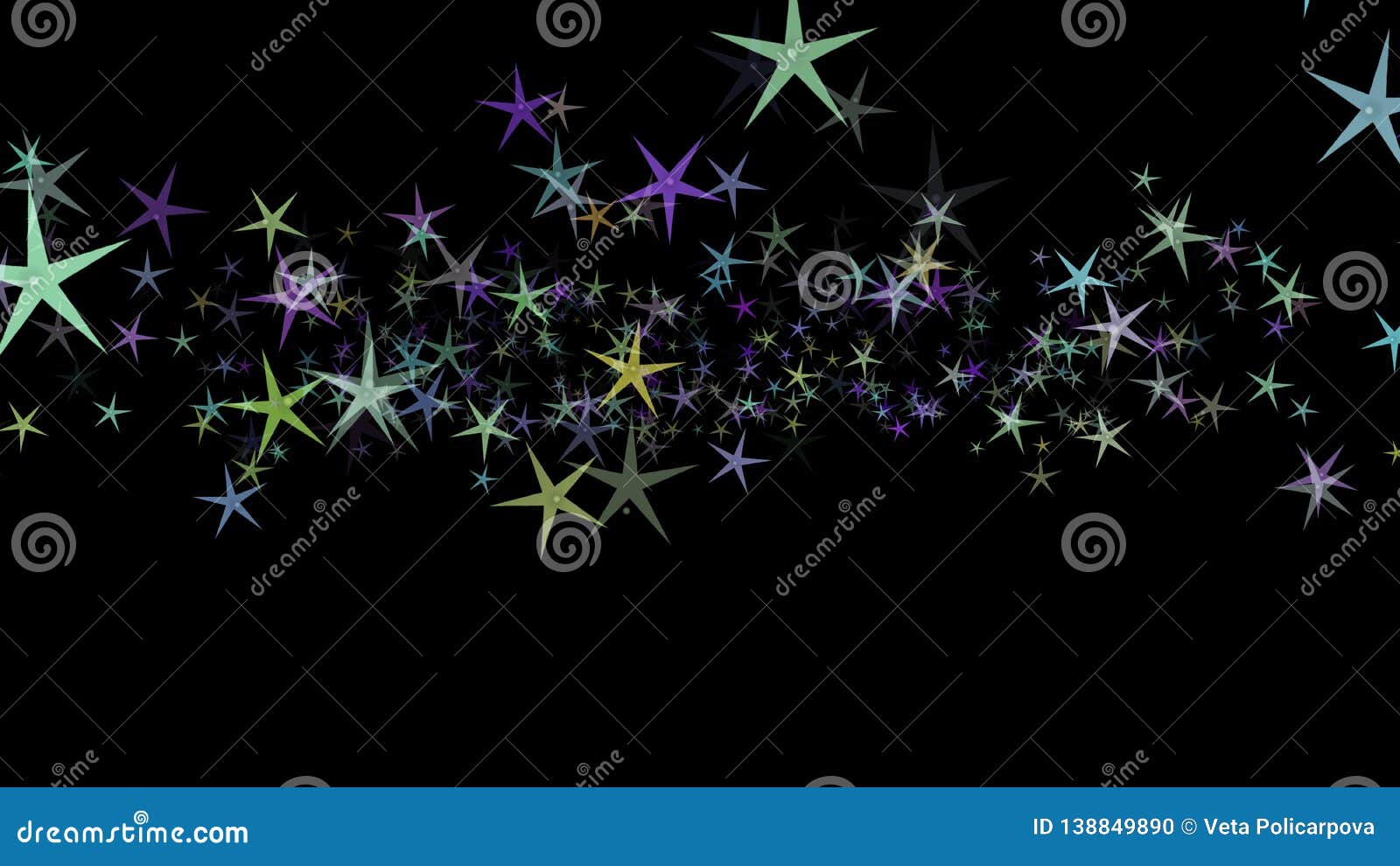 Background of Multi-colored Stars. Abstract Background Pattern Stock ...