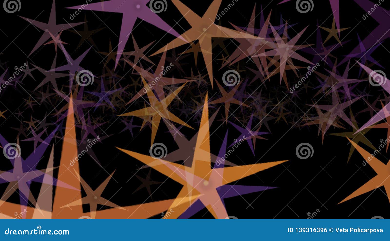 Background of Multi-colored Stars. Abstract Background Pattern Stock ...