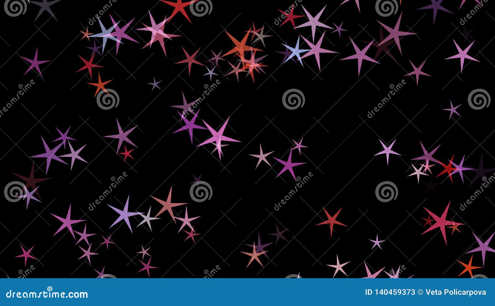 Background of Multi-colored Stars. Abstract Background Pattern Stock ...